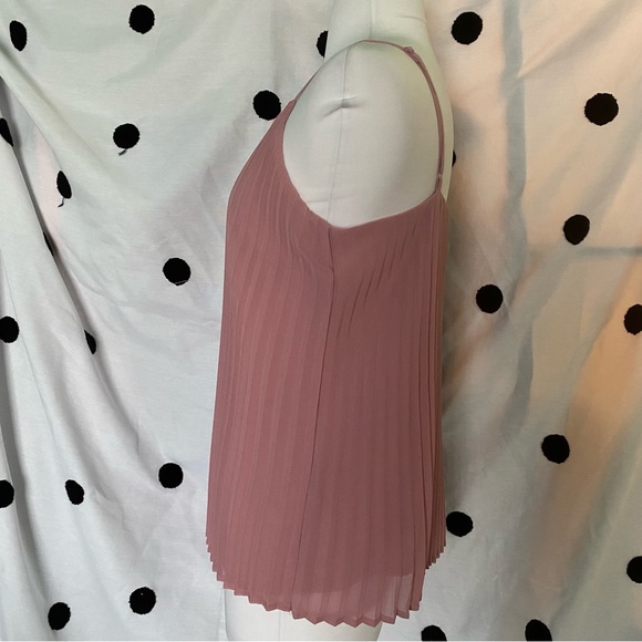 a new day | Tops | A New Day Pink Spaghetti Strap Pleated Pleats ...